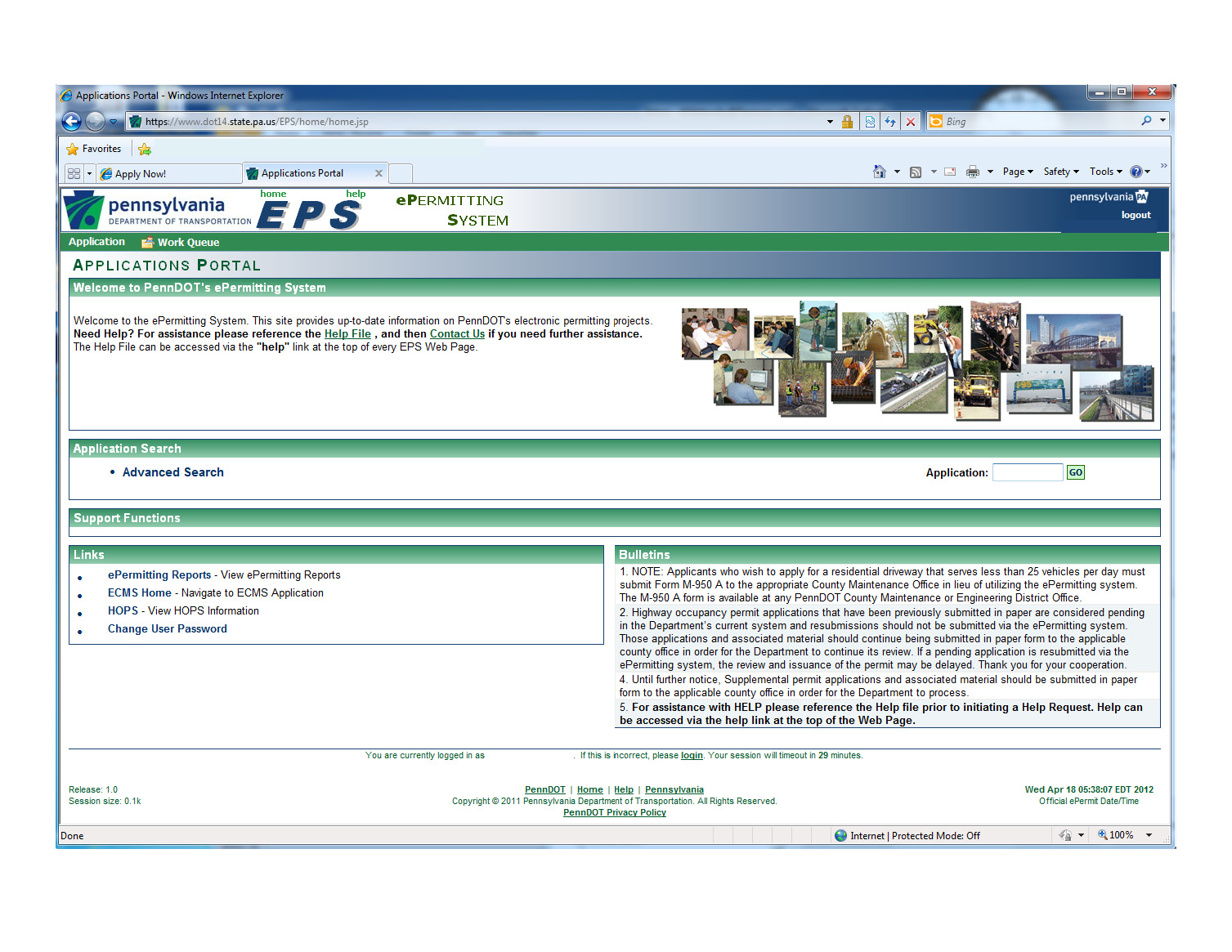 PA: ePermitting Project – America's Transportation Awards