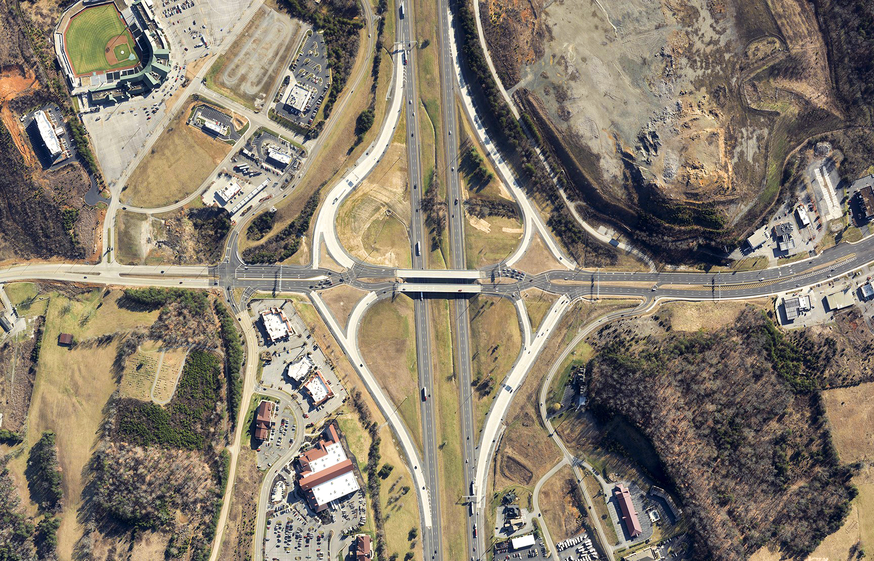 Tennessee Department of Transportation—Diverging Diamond Interchange at ...